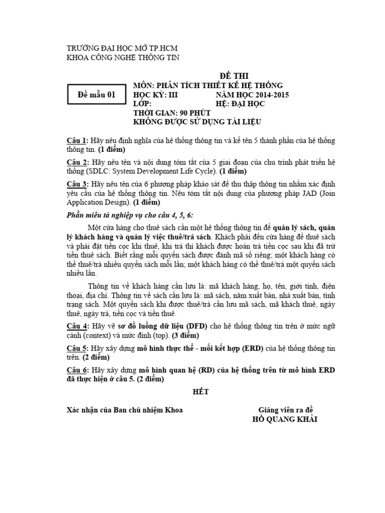 A - DeMau1 - DeLT PTTKHT HK3 1415 | PDF