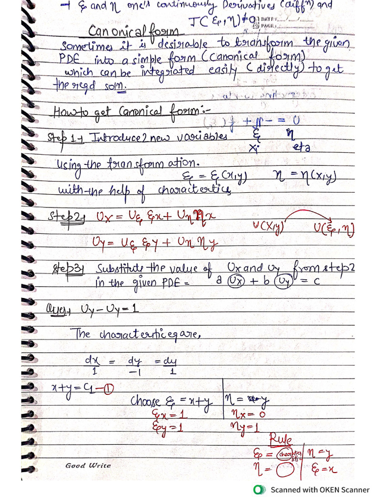 Canonical Form To Special Types Mth22105 Pdf