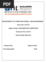 KTU CST 402 Distributed Computing Notes | PDF | Distributed Computing ...