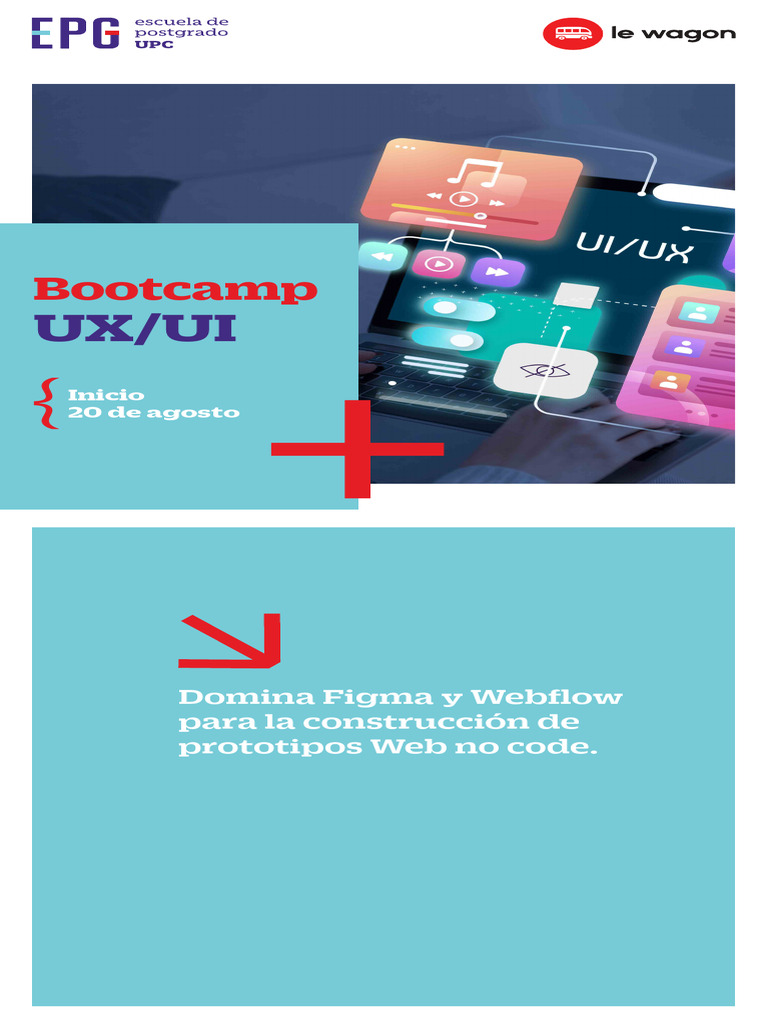 Bootcamp UX/UI: Domina Figma y Webflow | PDF | Interfaces gráficas de usuario | Informática