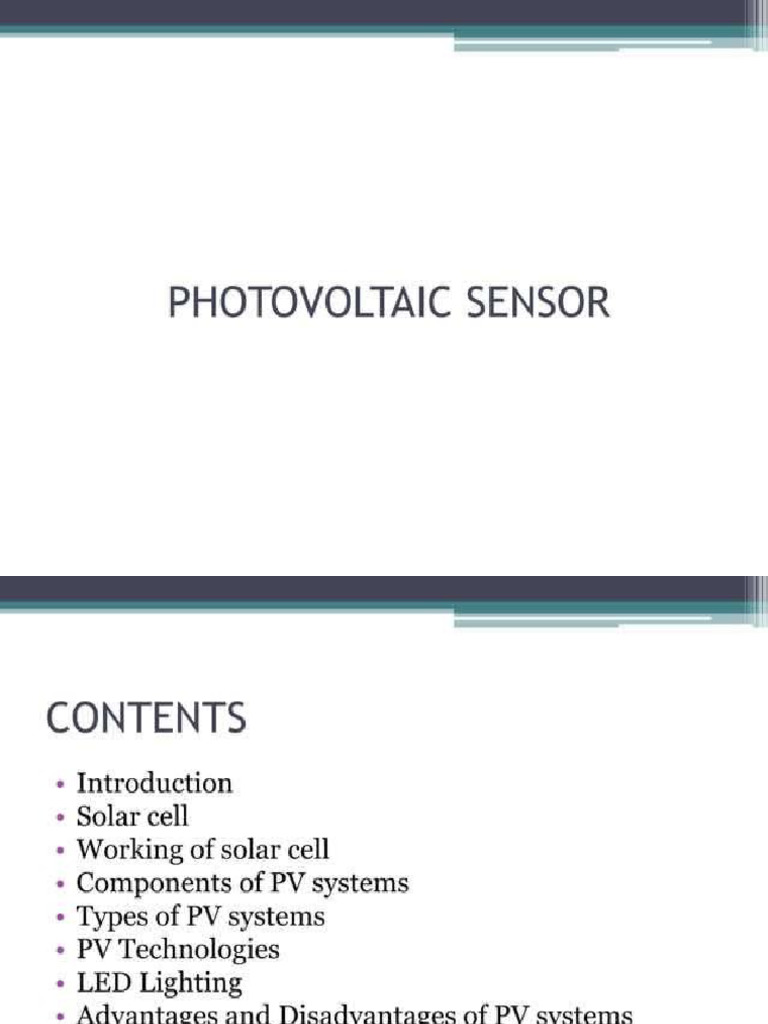 Photovoltaic | PDF