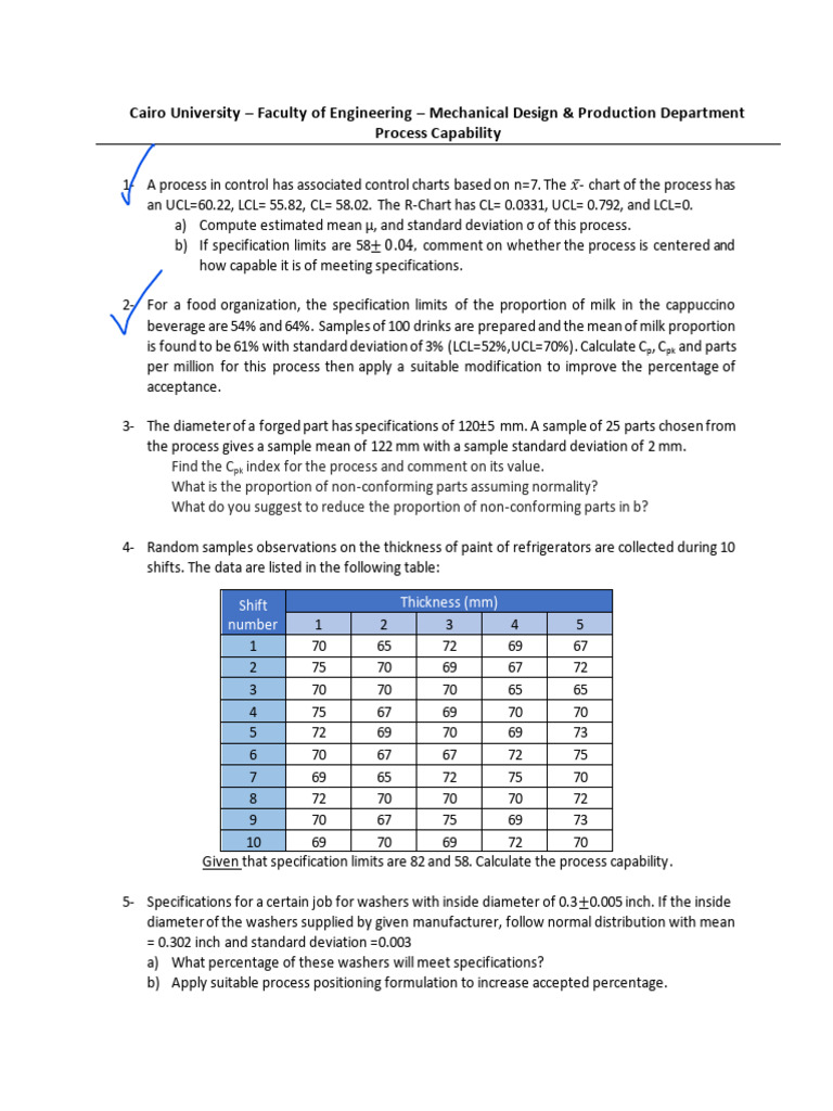 Process capability | PDF | Standard Deviation | Normal Distribution