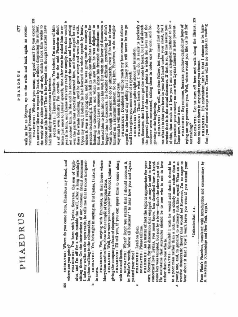 Phaedrus | PDF