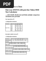 Tukey Test for Multiple Comparisons | PDF | Statistics | Analysis Of ...