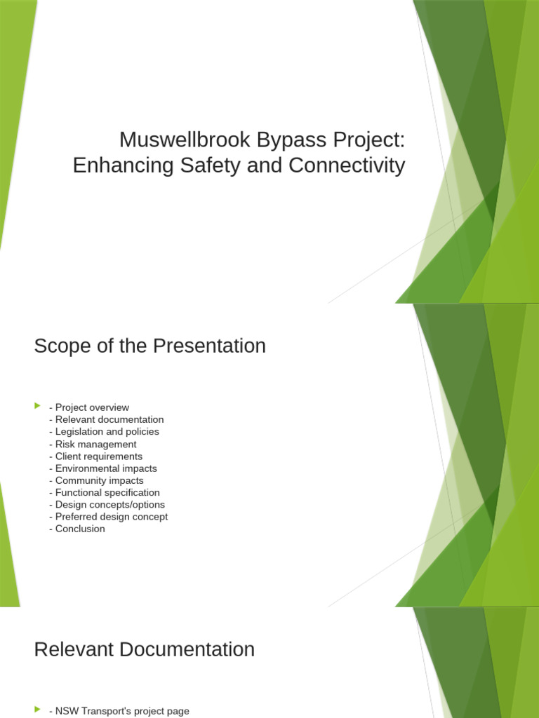 Muswellbrook Bypass Project | PDF