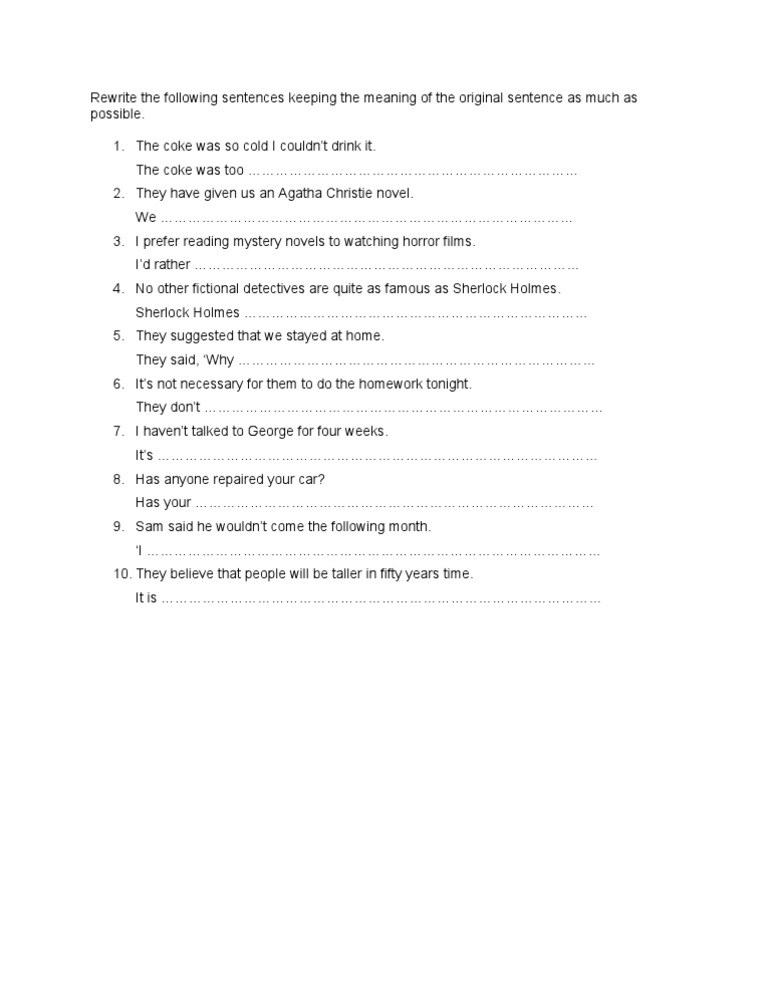 Rephrasing 1 | PDF