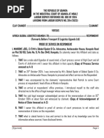 Draft of Caveat | PDF | Affidavit | Legal Procedure