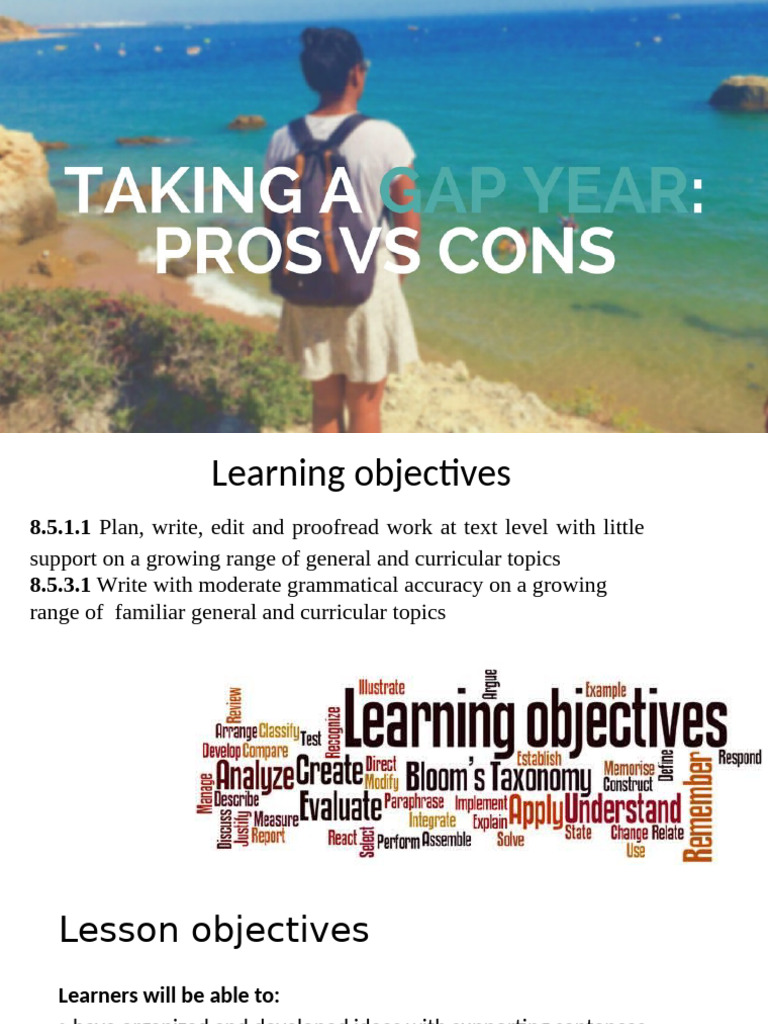 English - Grade 8 - Unit 9. The World of Work - Advantages and ...