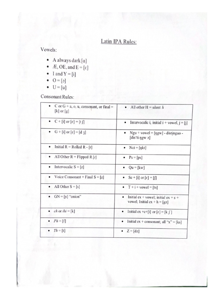 IPA Rules | PDF