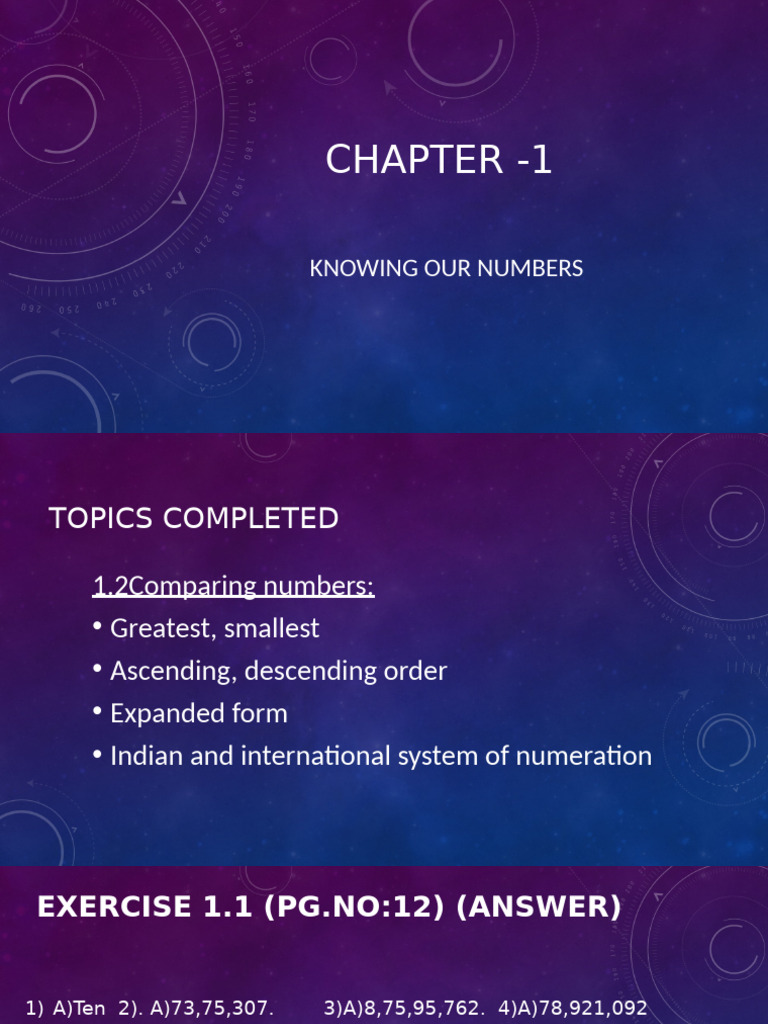 Know Ing Our Numbers | PDF | Technology & Engineering | Computers