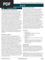 Character Breakdown for "Sweat" Play | PDF