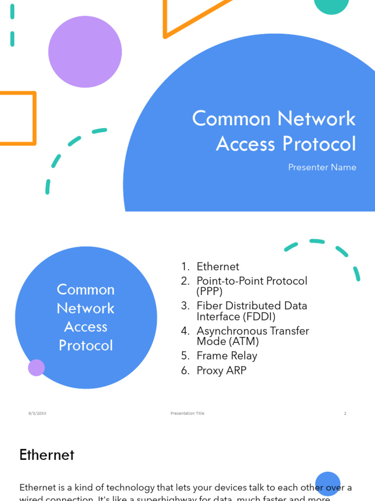 Common Network Access Protocol | PDF | Computer Network | Asynchronous ...