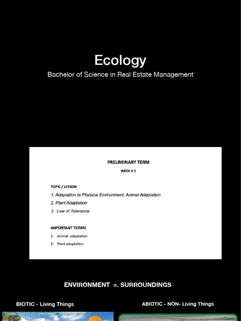 Ecology | PDF | Soil | Ecology
