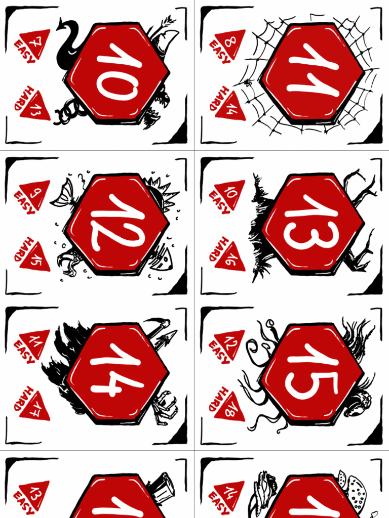 ICRPG Target Cards EN v2 | PDF