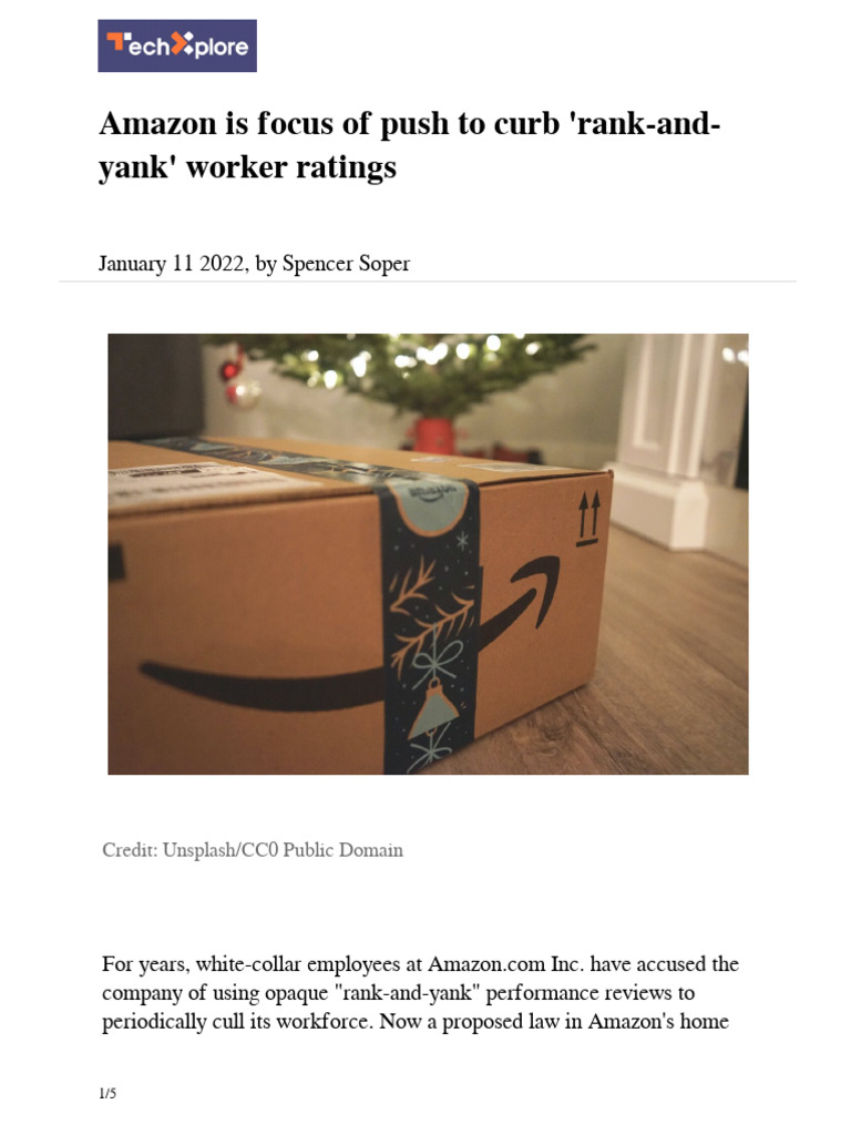 2022 01 Amazon Focus Curb Rank and Yank Worker | PDF