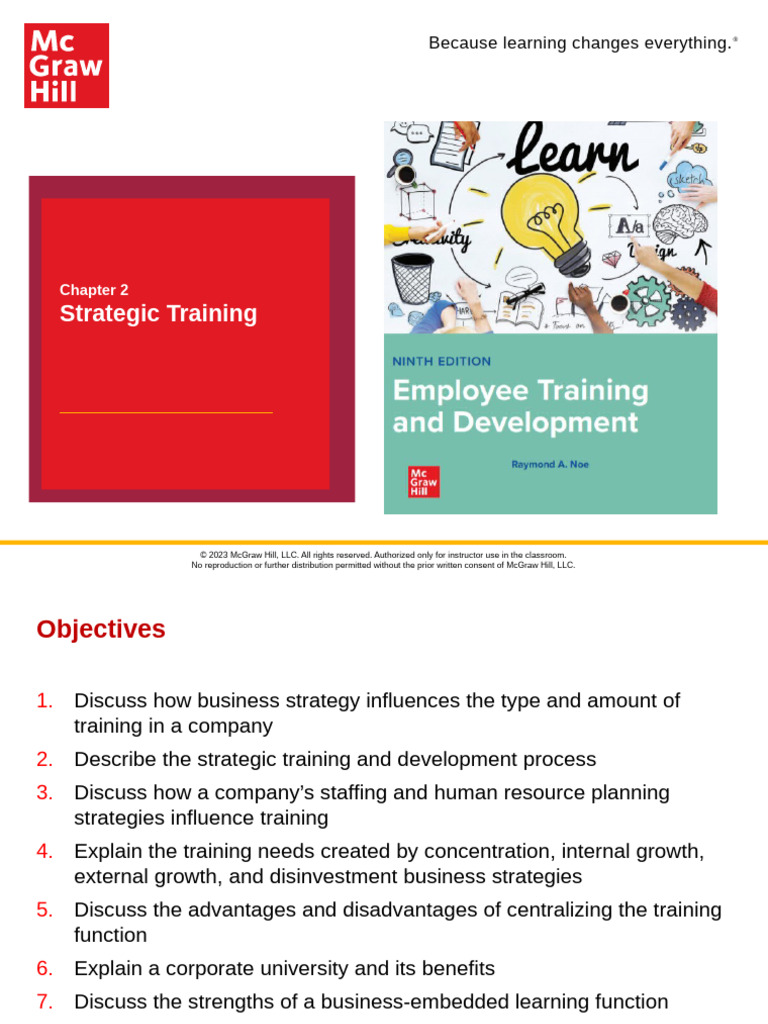 Chapter 2 - Strategic Training | PDF | Strategic Management | Employment