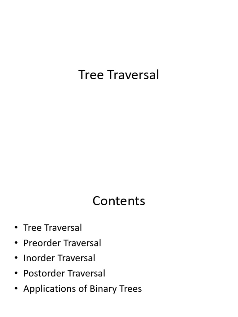 DS-Tree Traversal BSC CS III Sem | PDF | Algorithms And Data Structures | Computing