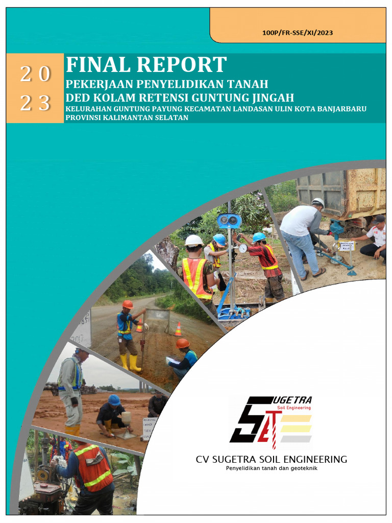 Laporan DED Penyelidikan Tanah Guntung | PDF