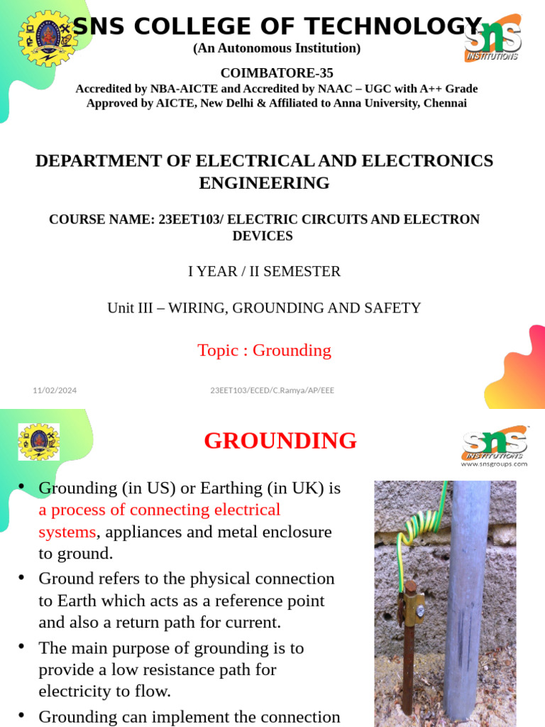 Types of Grounding Systems Explained | PDF | Power Engineering ...
