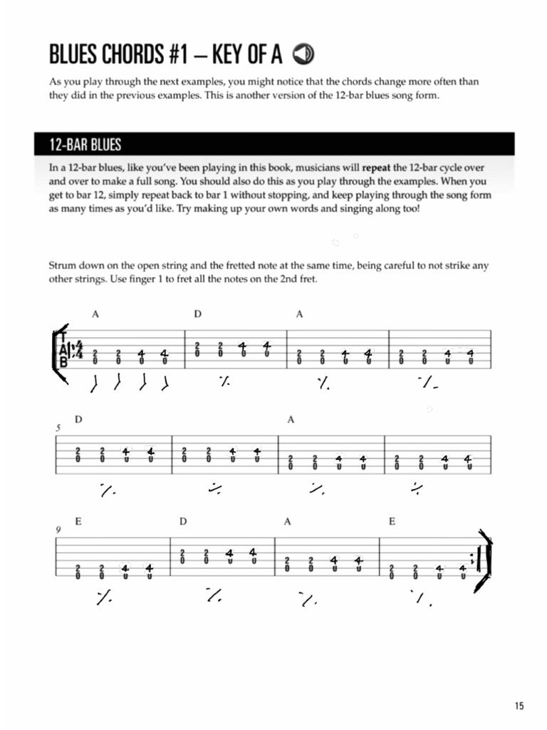 Giro Blues Easy in A | PDF