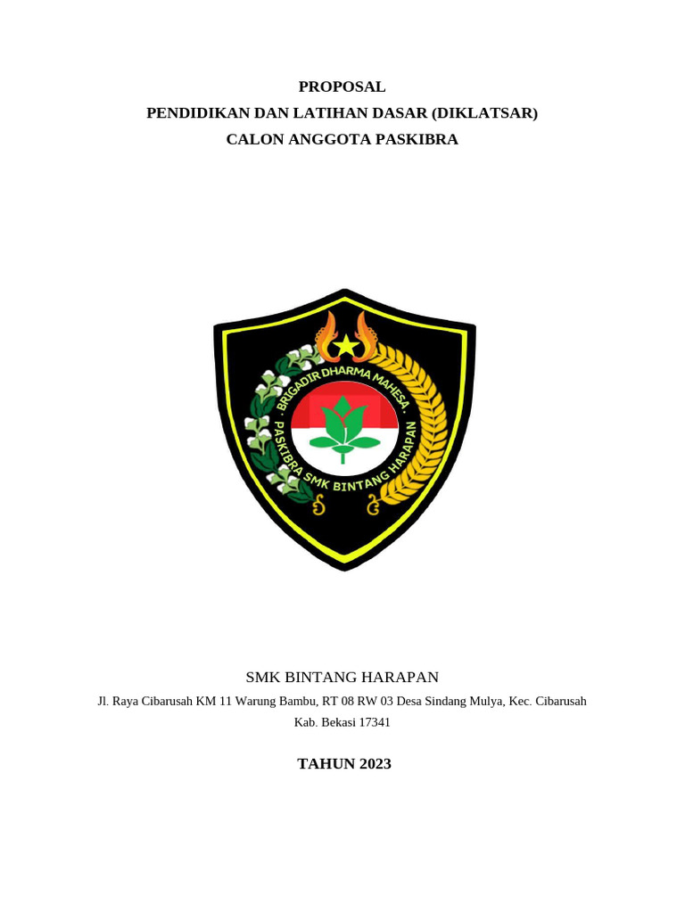 Proposal Paskib | PDF