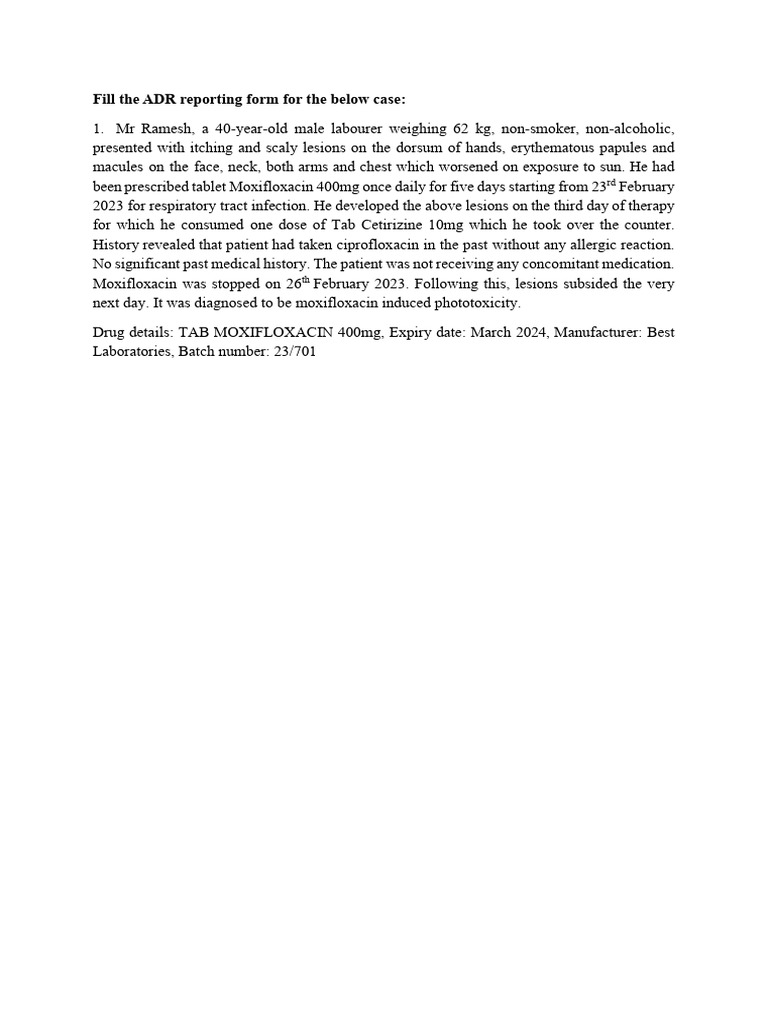 ADR - Case 1 | PDF | Self-Improvement | Wellness