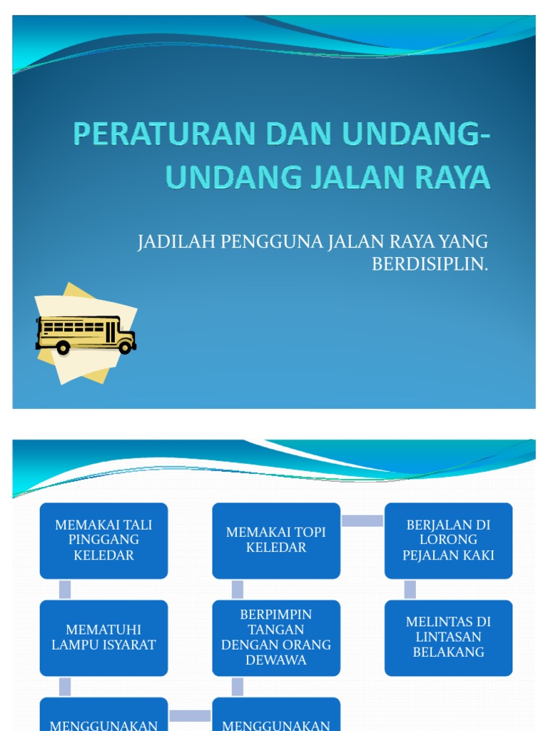 Peraturan Dan Undang-Undang Jalan Raya THN 4 | PDF