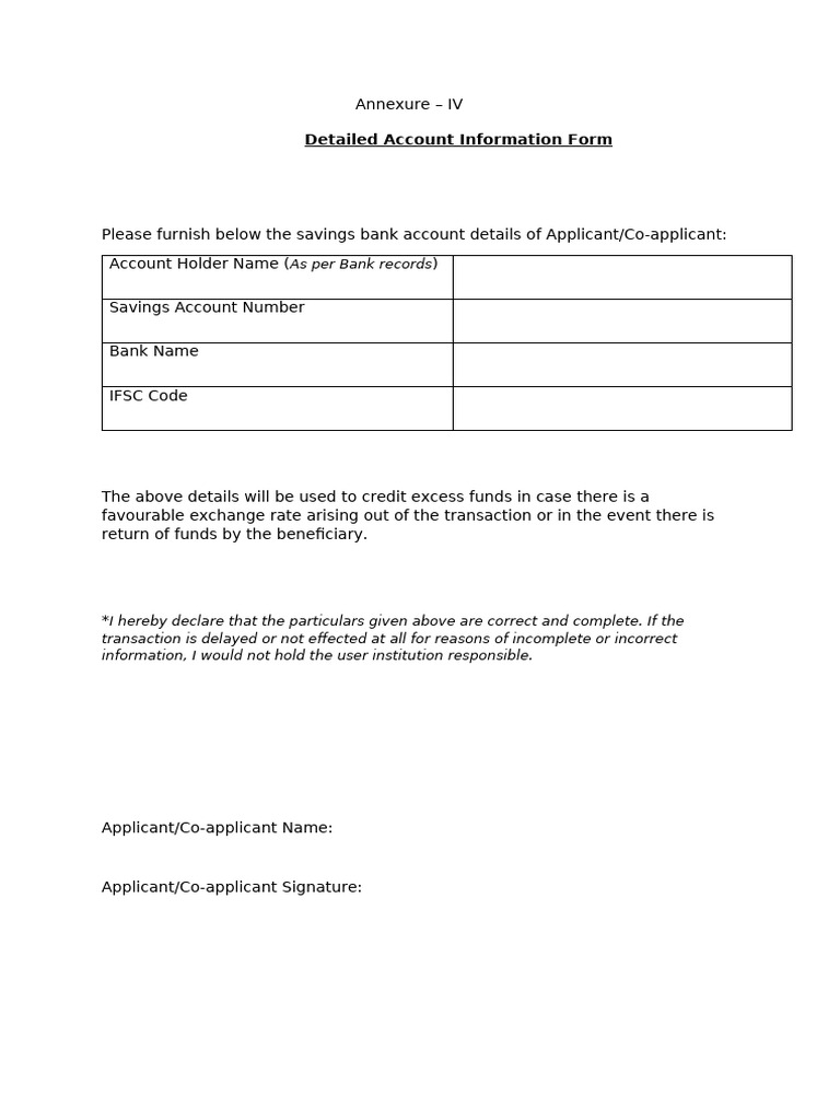 Annexure IV | PDF | Business