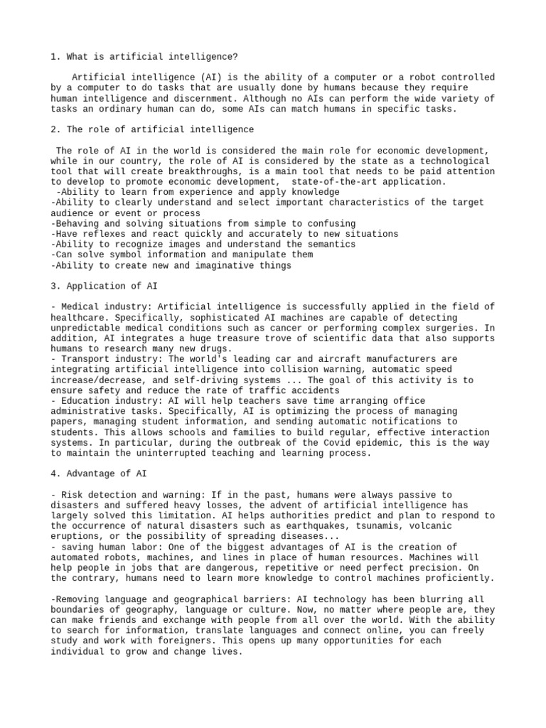 Artificial Intelligence Pdf Artificial Intelligence Intelligence Ai And Semantics
