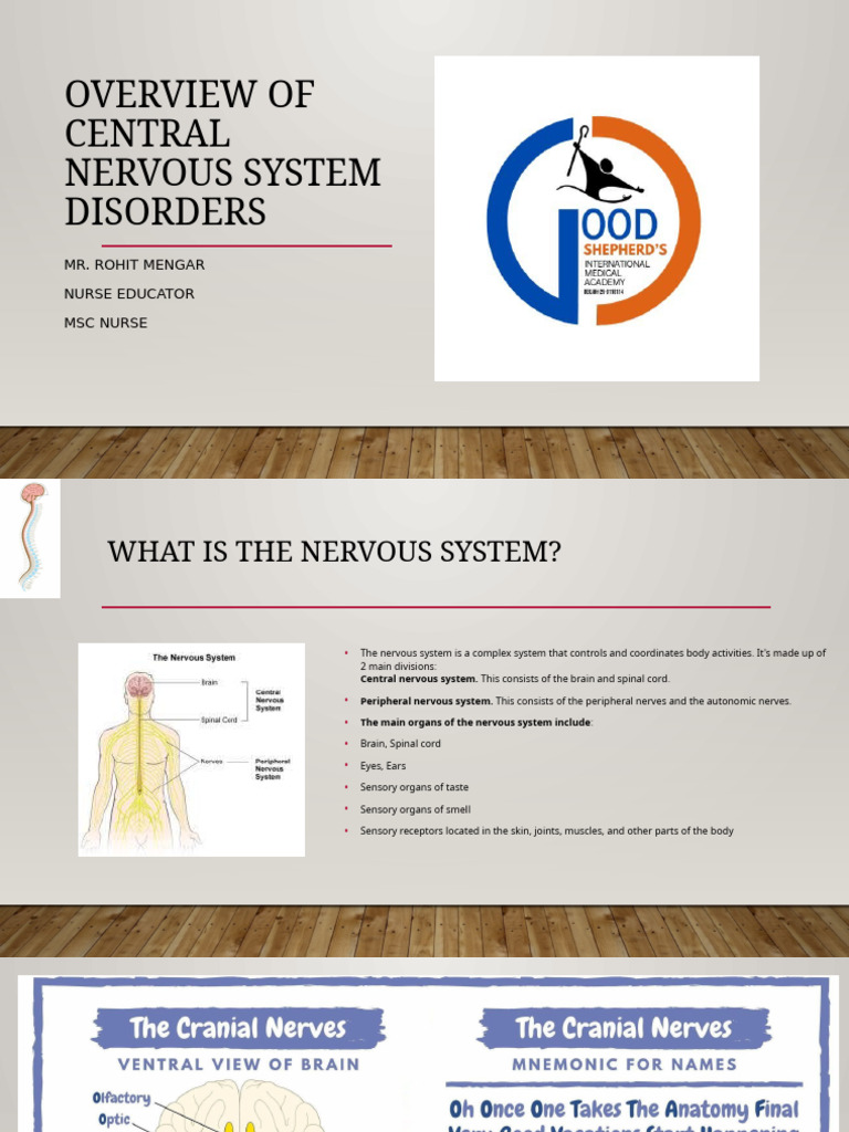 Overview of Nervous System Disorders | PDF | Neurology | Mental Disorder