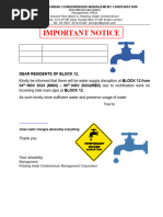 Indah Water Billing Clarification Notice | PDF | Finance & Money Management
