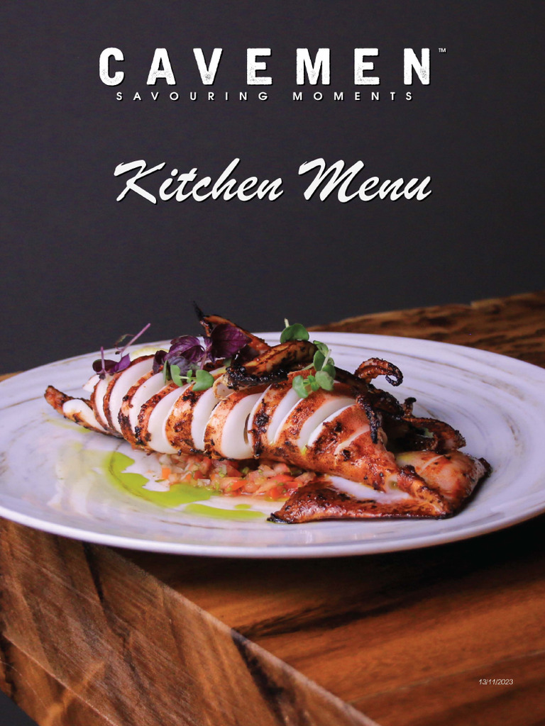 Cavemen Kitchen Menu_13112023-1 | PDF