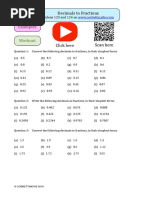 FDP Conversion Exercises | PDF | Arithmetic