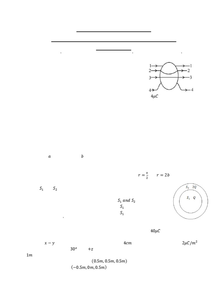 Chapter 1 Electric Charges & Fields | PDF | Electric Field | Sphere