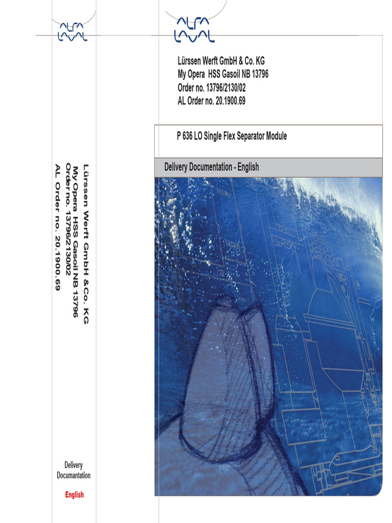 2130 Alfa Laval Separator Module | PDF | Valve | Pump
