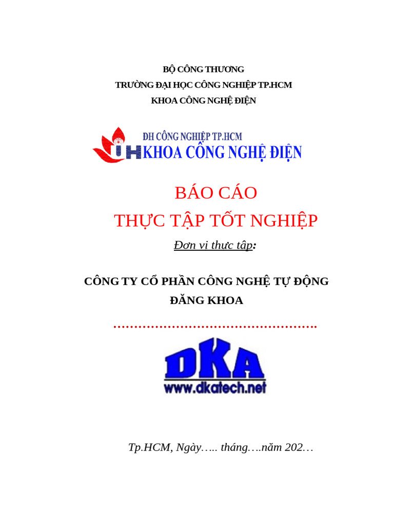 Bao Cao Thuc Tap | PDF