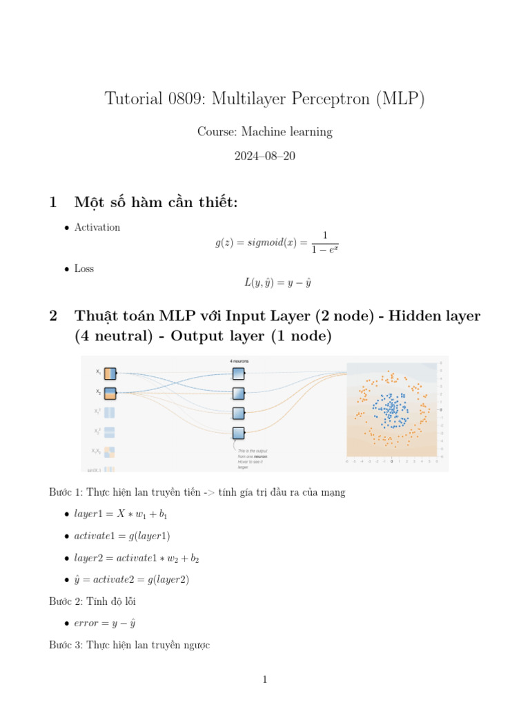 tutorial_0809 | PDF | Accuracy And Precision | Learning