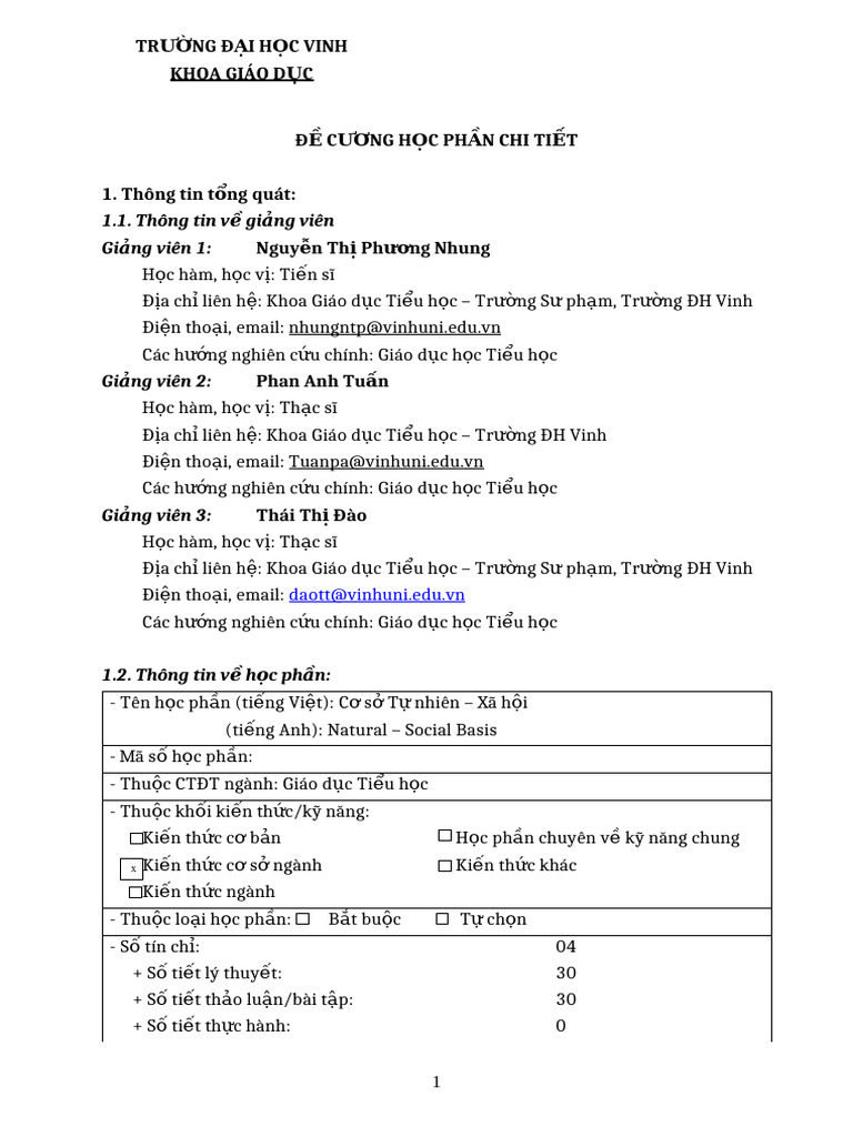 2022.9. de Cuong Cơ S TN - XH | PDF