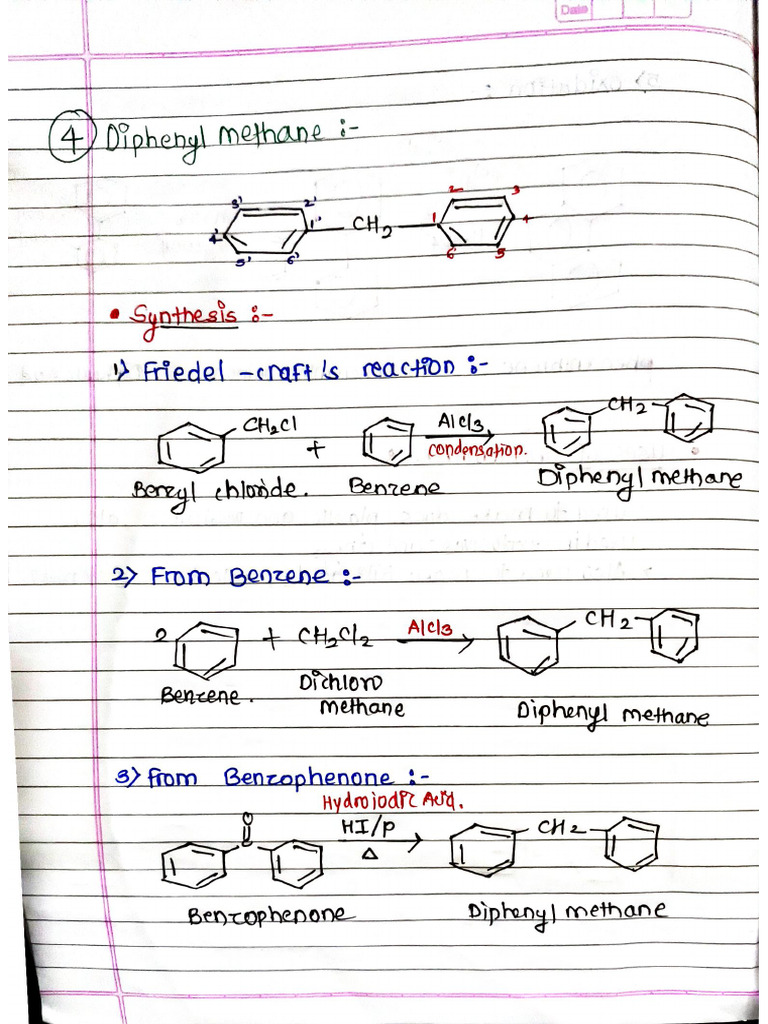 Di Pheny and Tri Phenyl Methane | PDF