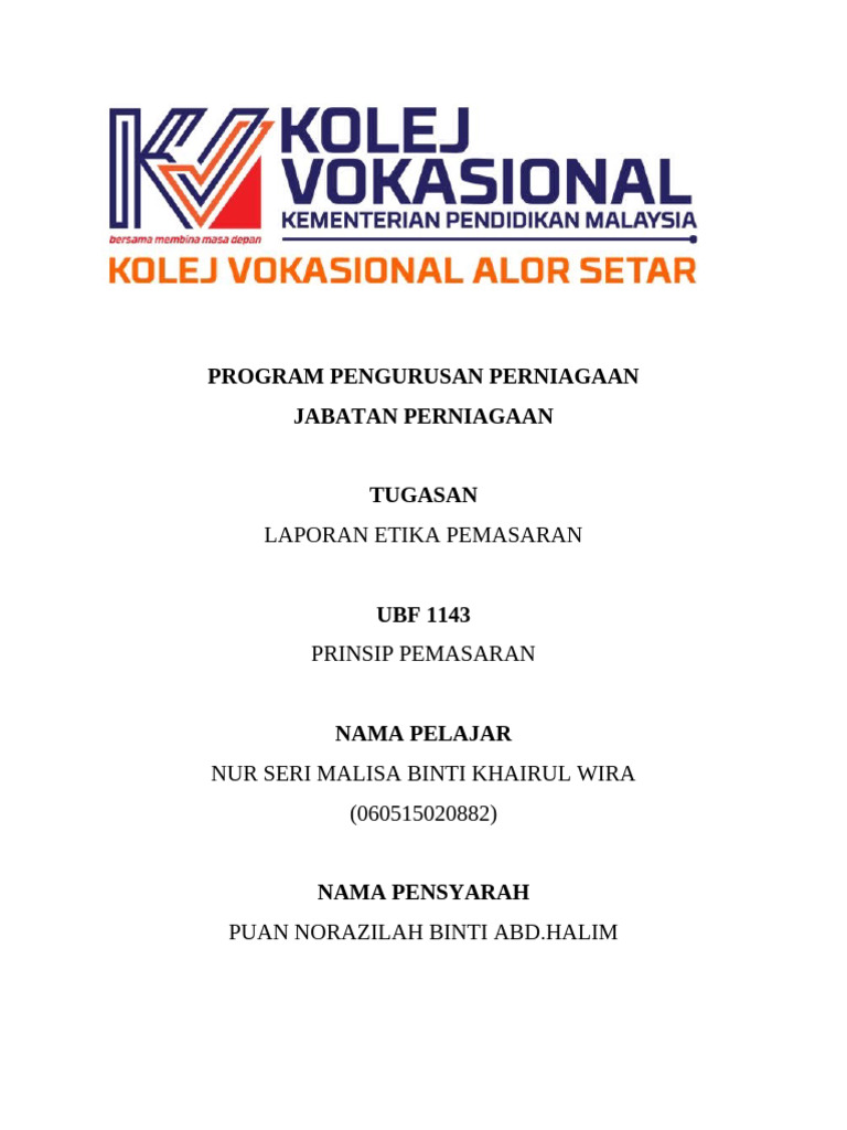 Program Pengurusan Perniagaan Seri | PDF | Bisnis | Pengelolaan ...