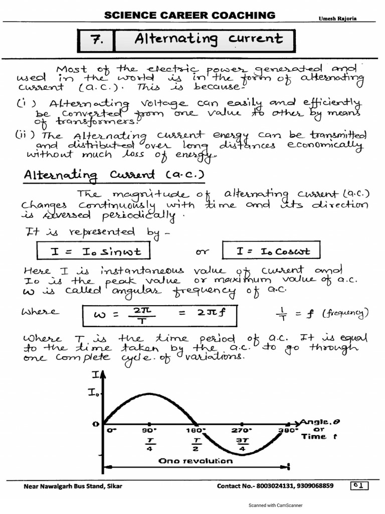 Alternating Current | PDF