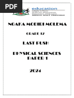 2023 Grade 12 Physical Sciences Practical Test 1 | PDF | Ester | Ethanol