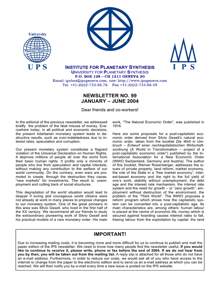 Newsletter 099 | PDF | Space