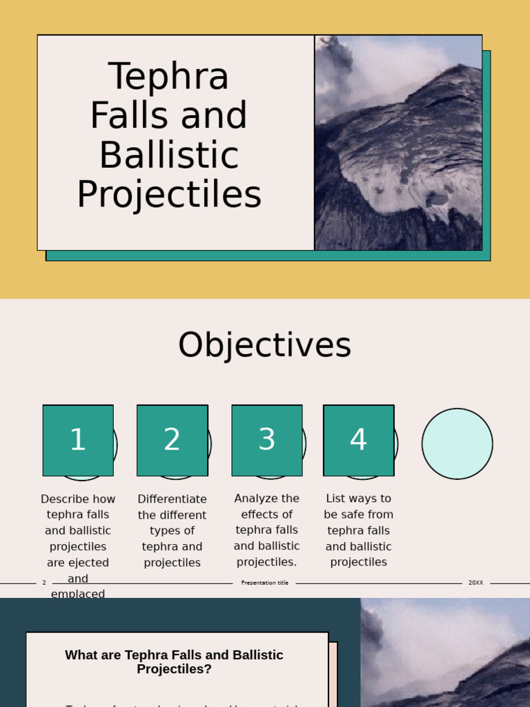 Tephra Falls and Ballistic Projectiles | PDF | Volcano | Volcanic Ash