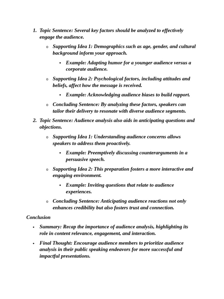 Topic Sentence | PDF