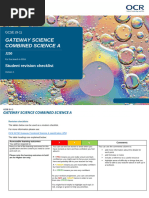 GCSE Biology Paper 1 Topics Overview | PDF | Biology | Cell (Biology)