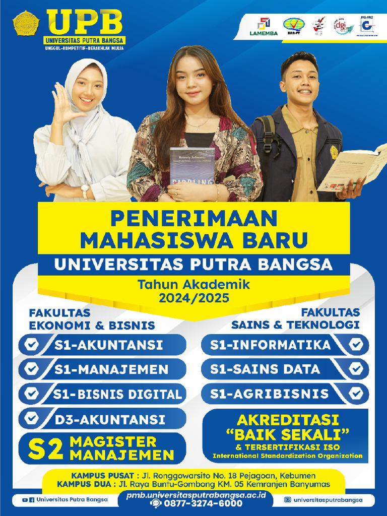 Brosur Pmb Upb 2024-2025 | PDF