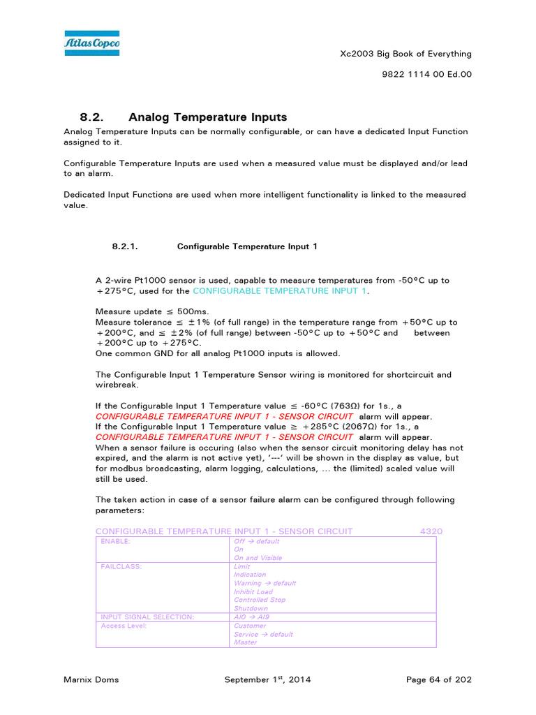 Analog Temperature Inputs | PDF | Sensor | Computer Engineering