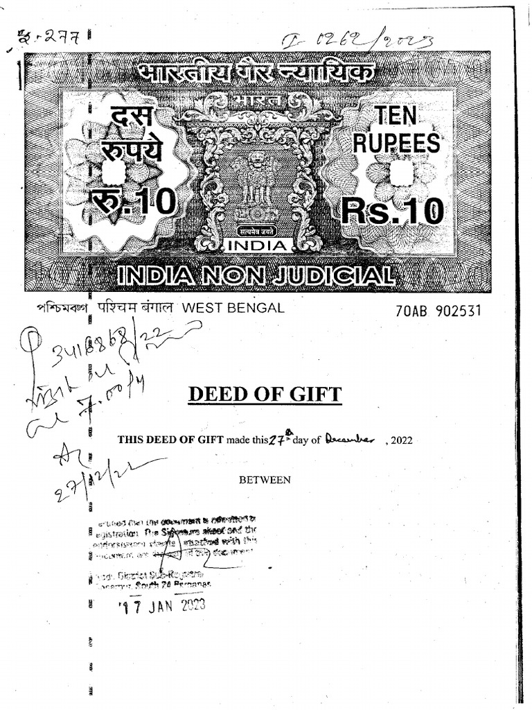 GIFT DEED-3 | PDF
