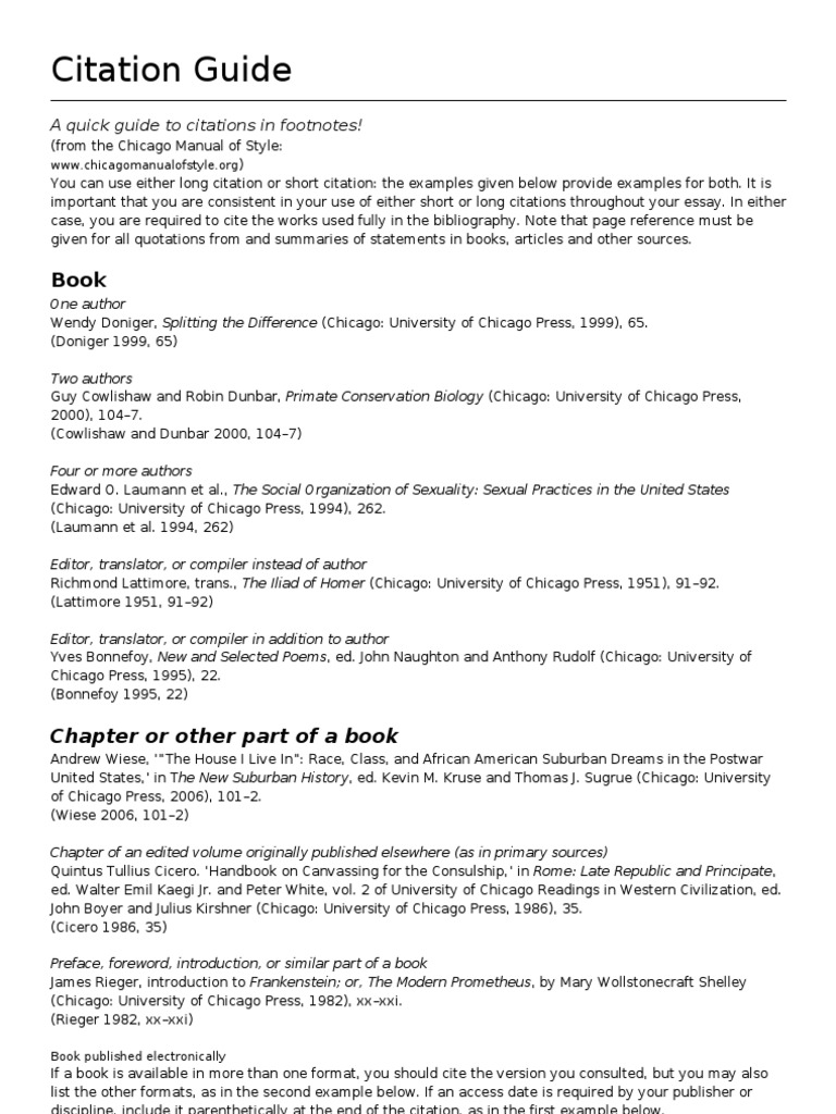 Citation Guide | PDF | Citation | Publications